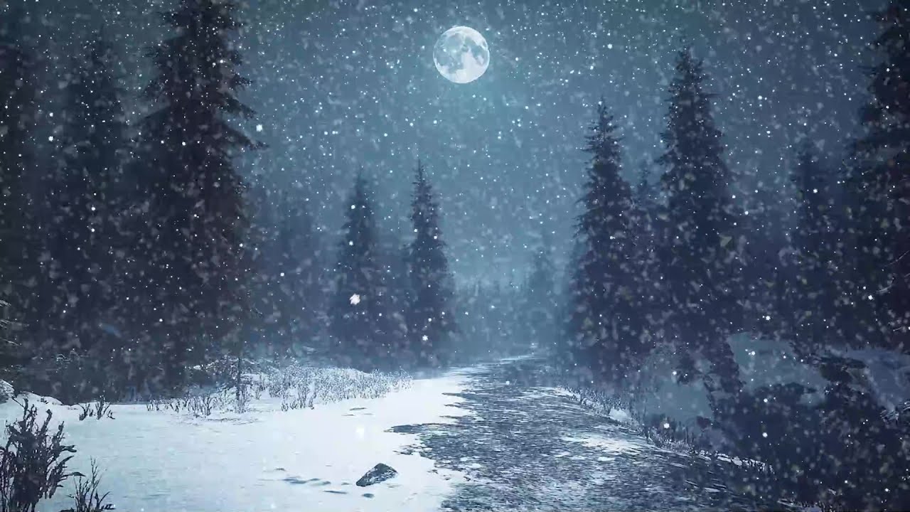 Big Snowstorm - Music Relaxing Sleep - 3 Hours of Pure Heavy Snowfall ...