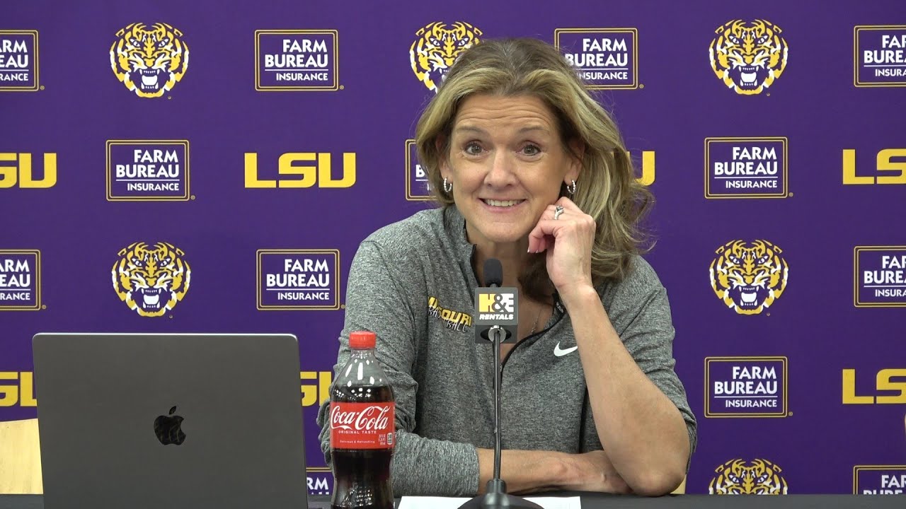 Missouri Robin Pingeton LOSS to LSU postgame - YouTube