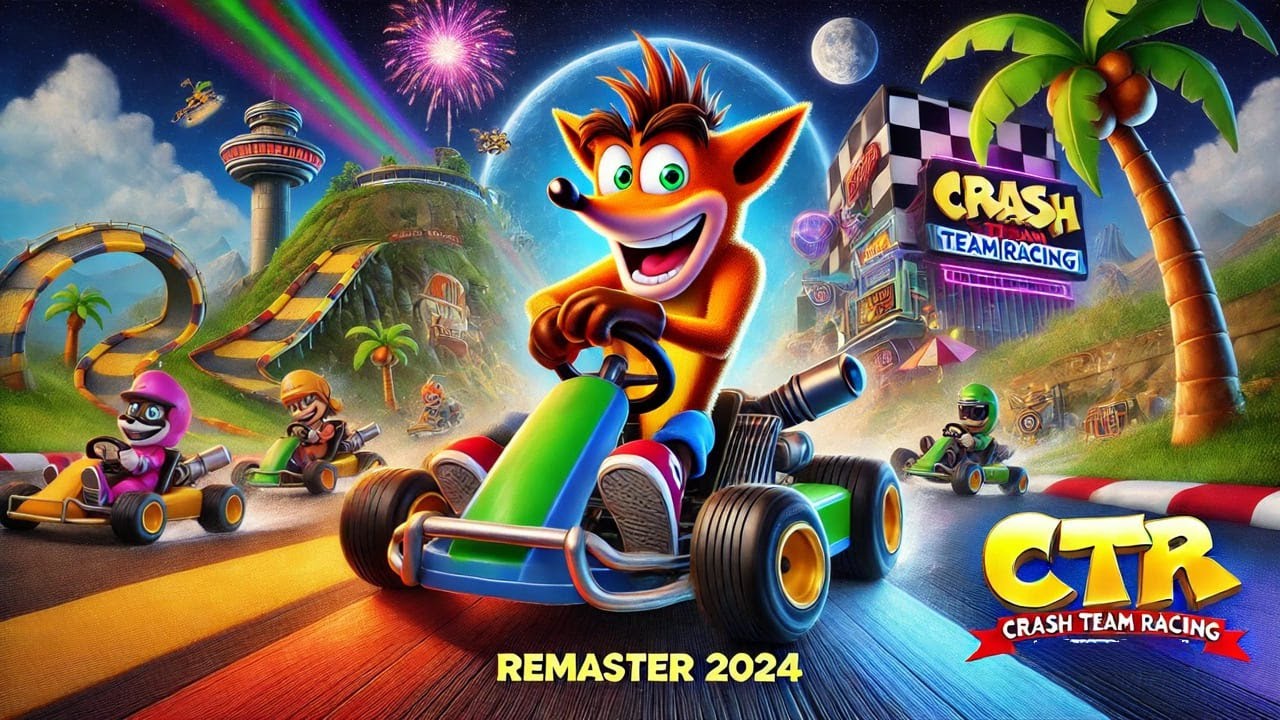 CRASH TEAM RACING CTR REMASTER PS2 - YouTube