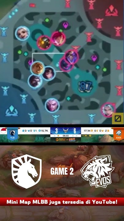 [Mini Map] TLID vs EVOS - Game 2 - Week 7 Day 3 - Regular Season - MPL ID S15 - YouTube