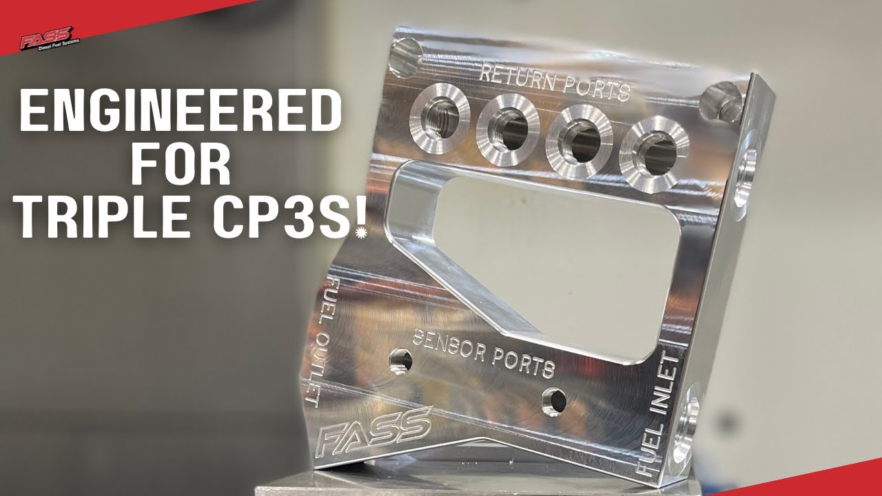 Fuel for triple CP3s! | FASS Cummins Fuel Distribution Block - YouTube