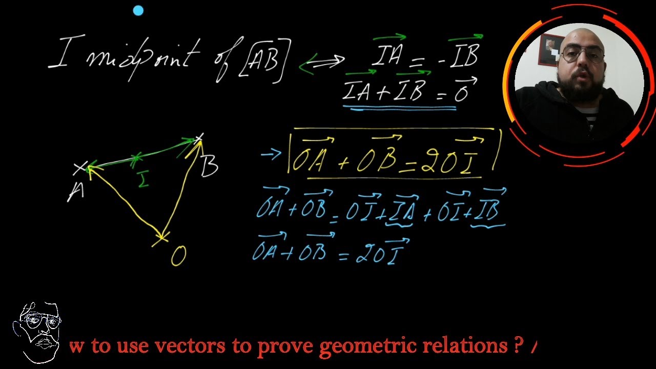 How to use vectors to prove geometric relations ? | Vectors | Pros ...