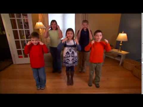 Learn body parts in About you and Me video from Watch Me Learn
