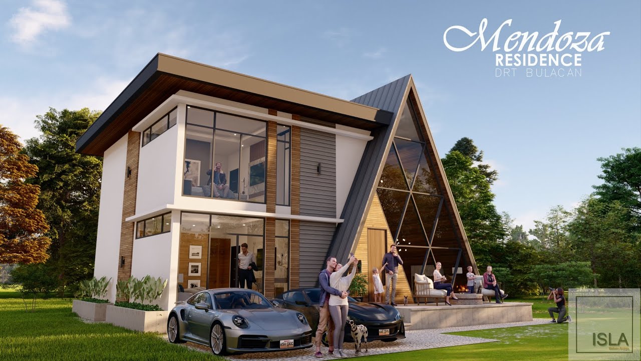 A-Frame Design 2-Storey Residential in DRT Bulacan - YouTube