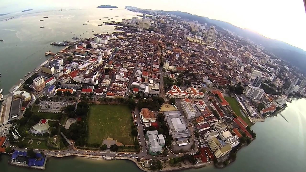 DJI F450 Penang Esplande Aerial View - YouTube