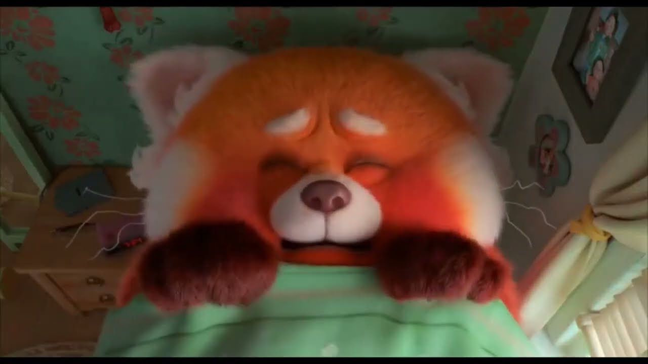 Turning Red Panda Mei Sleeping - YouTube