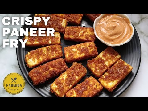 Crispy Paneer Fry Recipe | Easy Paneer Fry Recipe | Paneer Starters ...