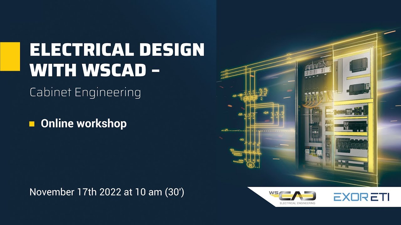 Electrical Design with WSCAD – Cabinet Engineering (EN language) - YouTube