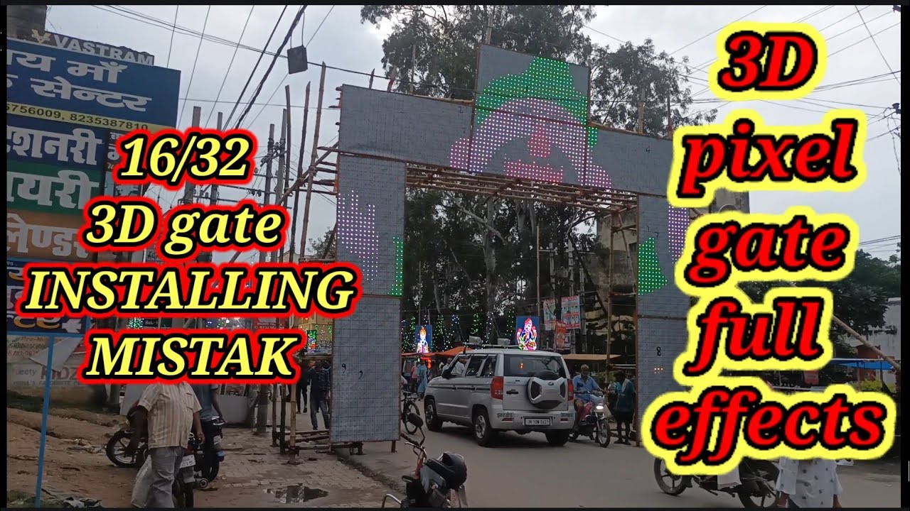 3d pixel gate installing || 3d gate repairing || 3d pixel gate ...