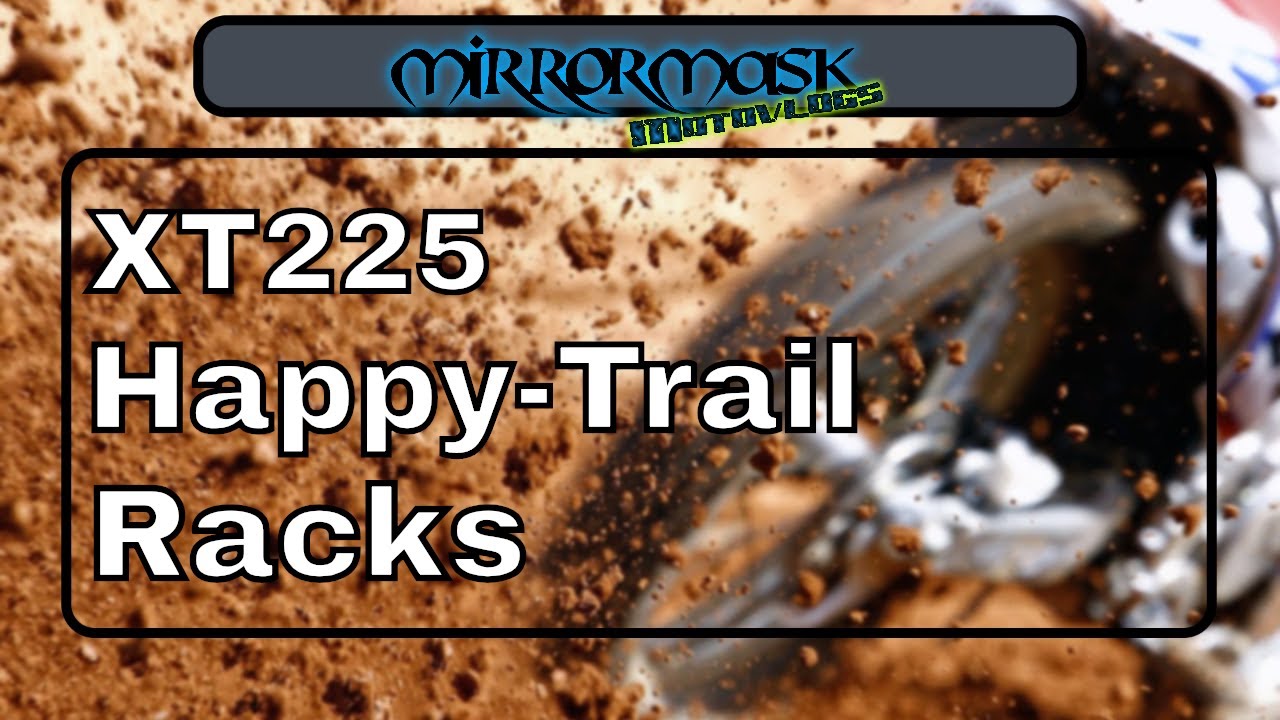 Yamaha xt225 Happy-Trail Racks - YouTube