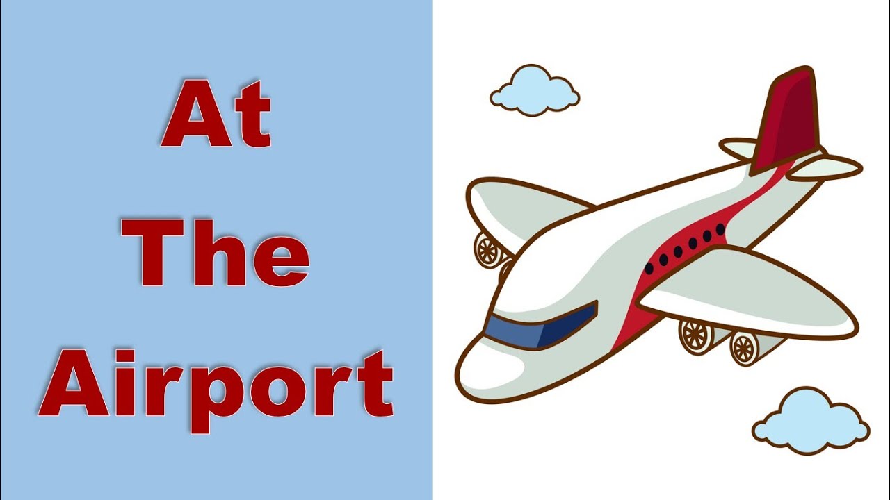 At the airport English vocabulary | Air travel words and phrases - YouTube