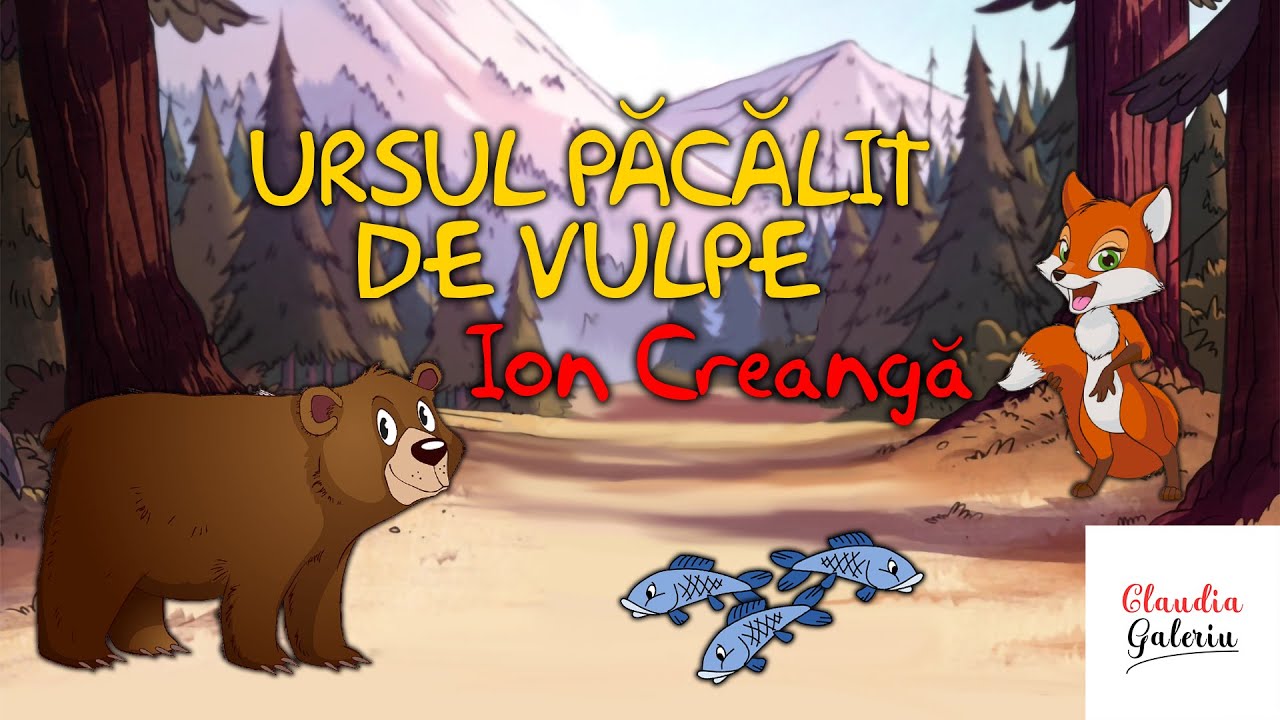 Ursul Pacalit de Vulpe Poveste in Romana | Povestea Ursul Păcălit de ...