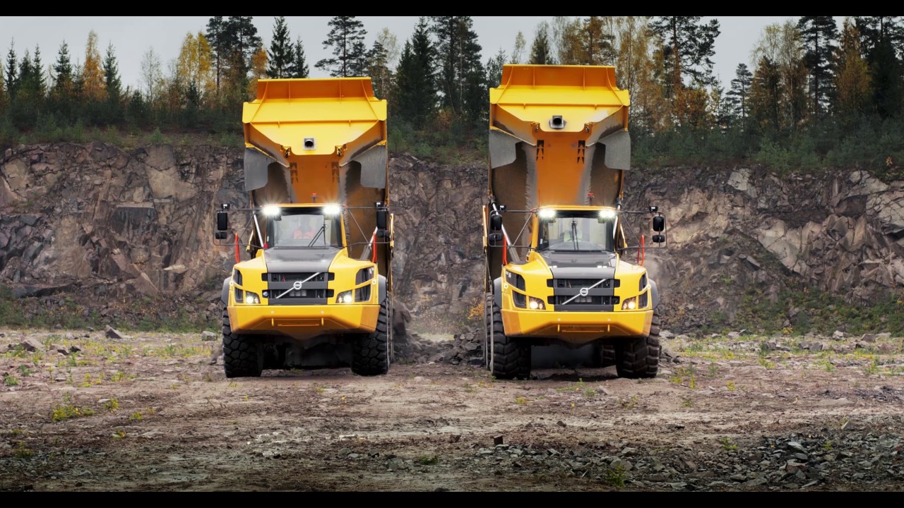 Volvo A45G FS Articulated Haulers: Move more for less - YouTube