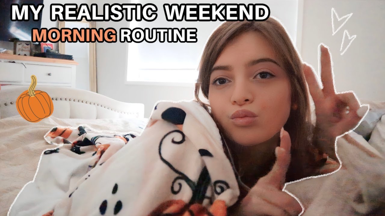 MY REALISTIC WEEKEND MORNING ROUTINE - YouTube