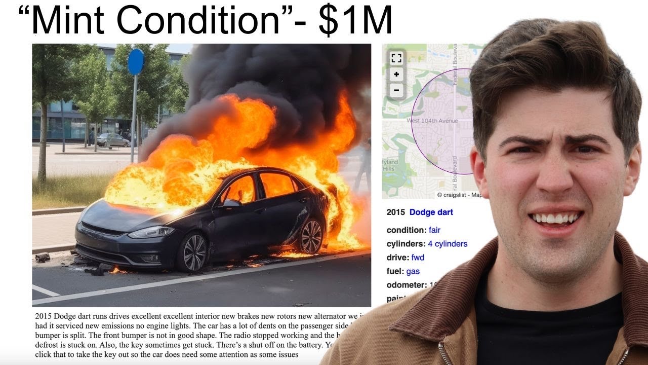 I React to CURSED Car Ads - YouTube