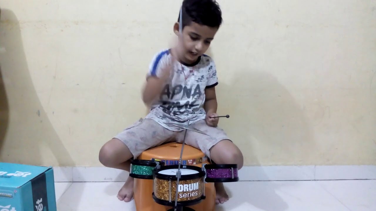 Drum Set Toy part 2/ Smart boy Devarsh - YouTube