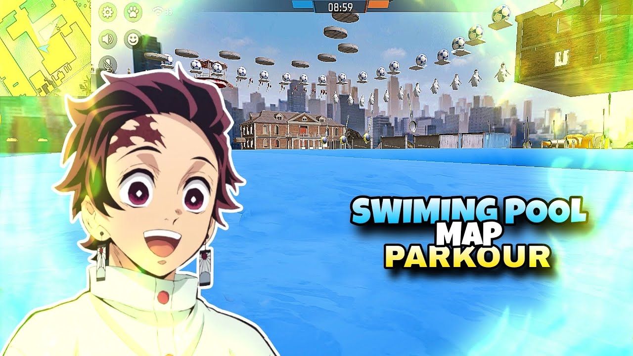 Free Fire New Craftland Map || Ff Parkour Map Code || Craftland Map ...