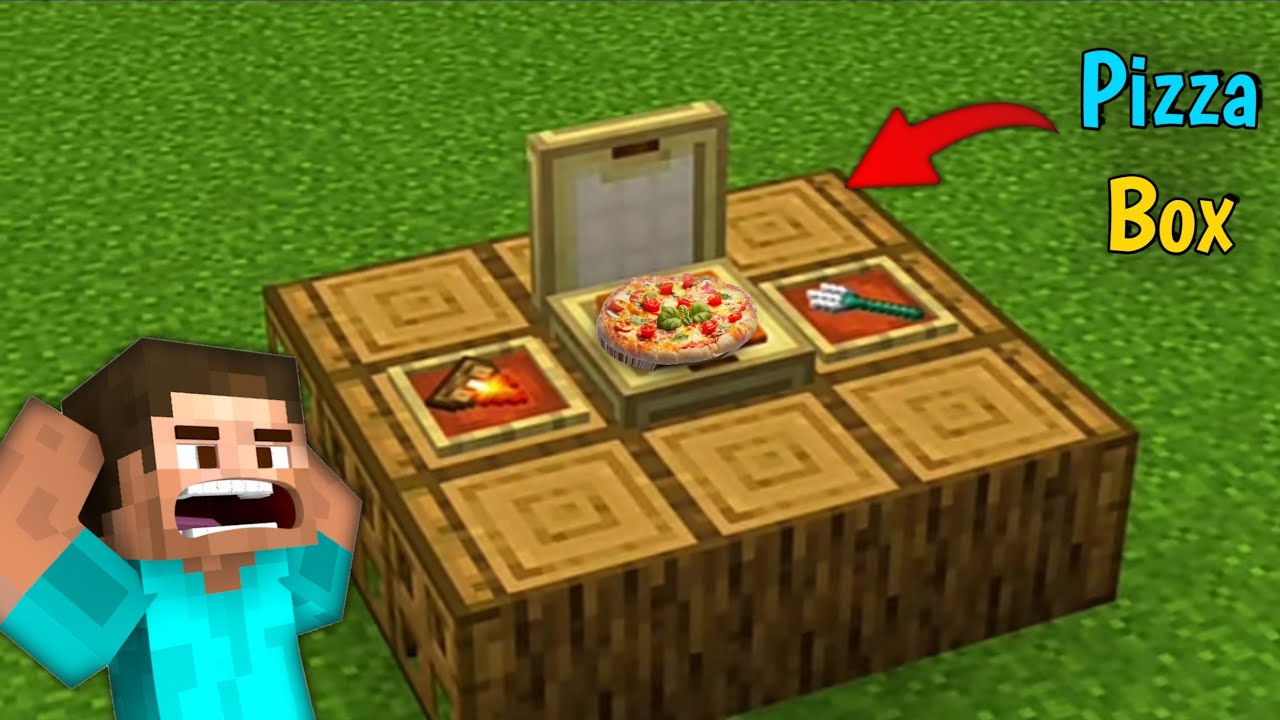How to Make Pizza Box in Minecraft - YouTube