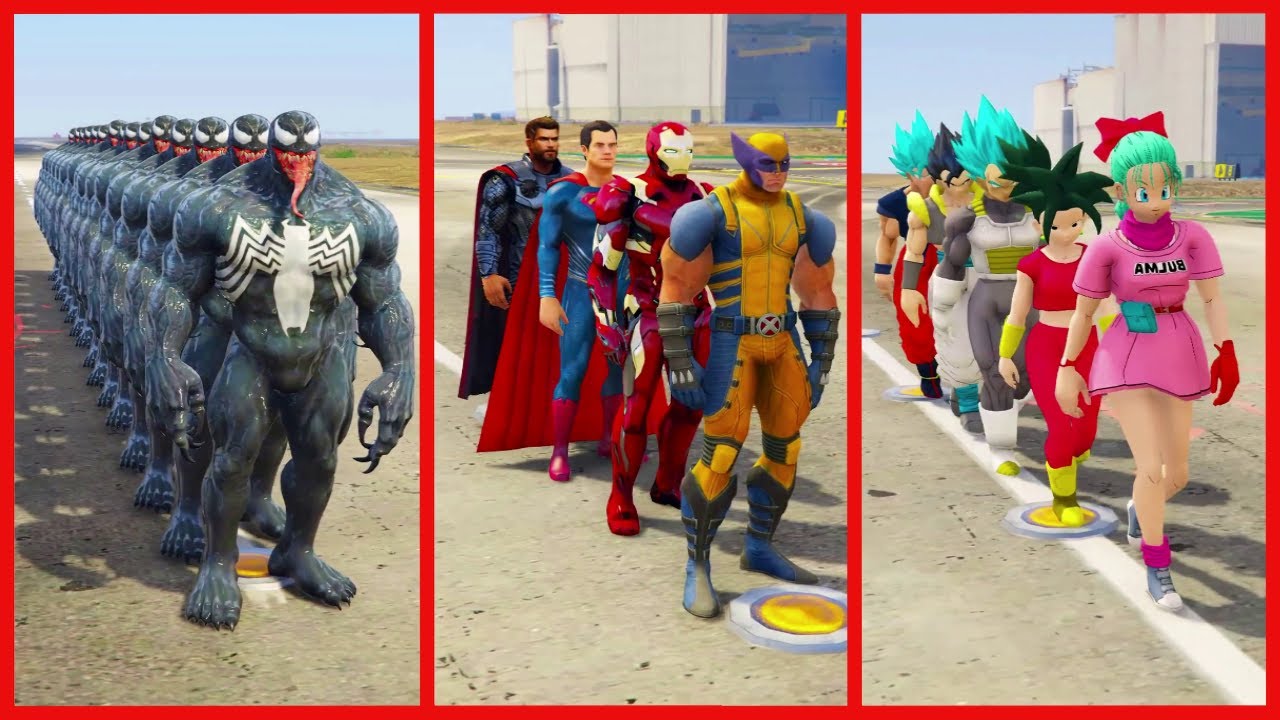 Marvel vs DC Final War | GTA 5 Superhero Fight #63 - YouTube