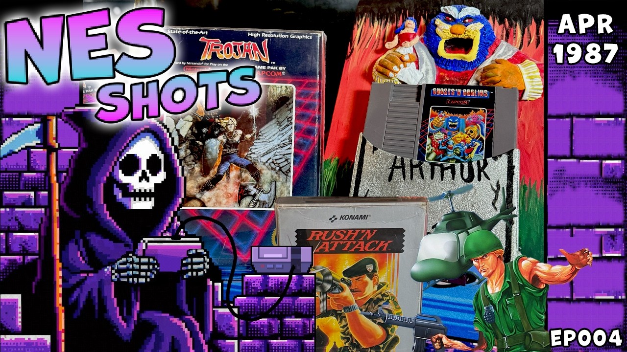 Every NES Release up to April 1987 - NES Shots! - YouTube