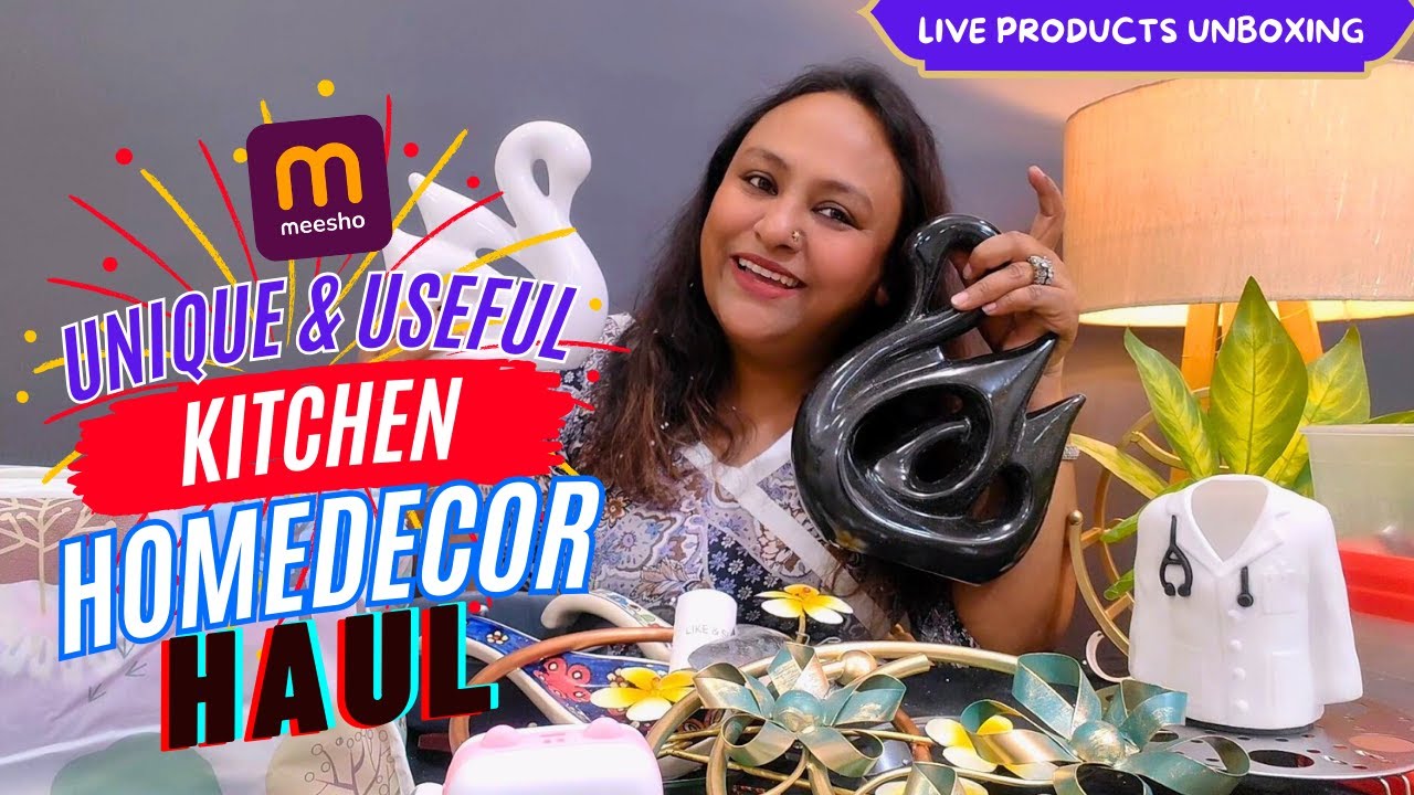 10 Unique & Affordable Meesho Kitchen Haul | Homedecor Unboxing ...