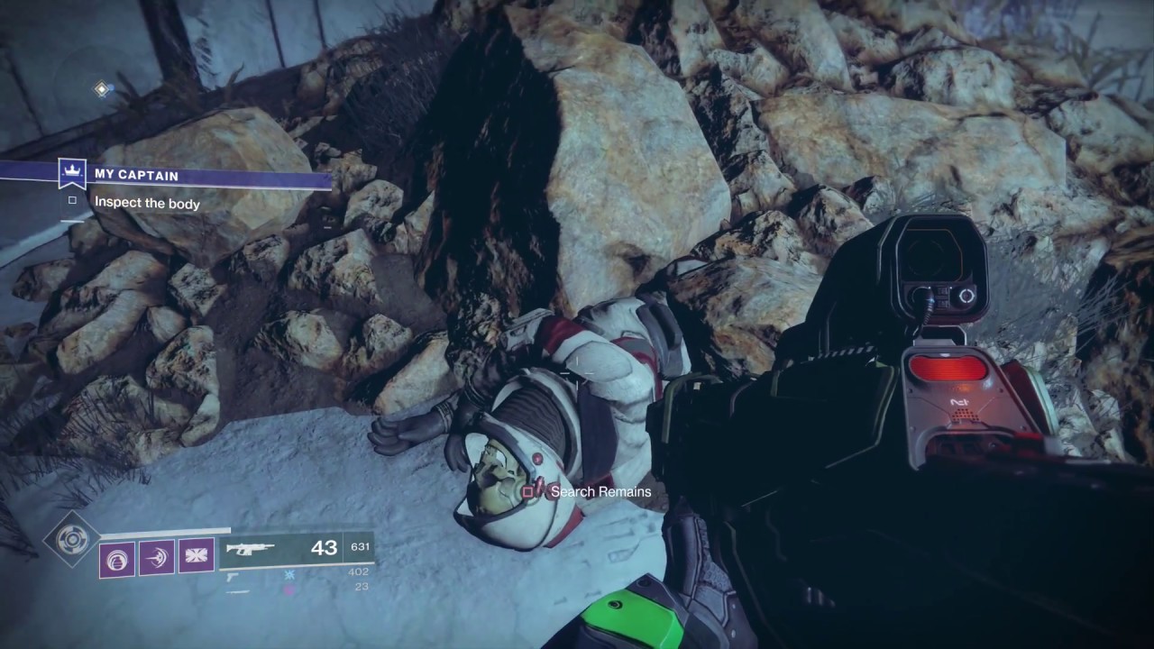 Destiny 2 - My Captain: Captain Jacobson's Skeletal Remains Location ...