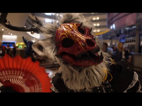 [4k] Skull Dog Fursuits and Skull Face Masks at Furry Weekend Atlanta ...