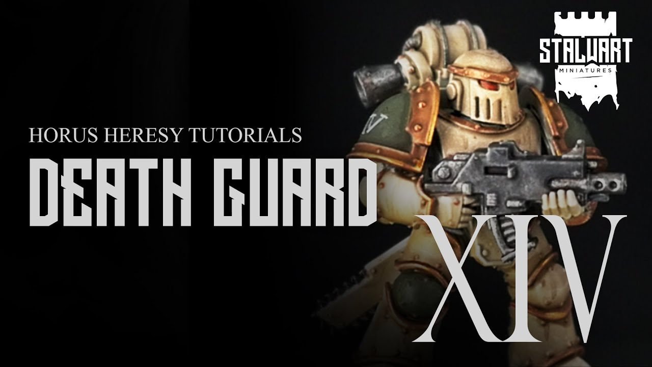 This is how to paint 30k Deathguard - Horus Heresy MK III Power Armour ...