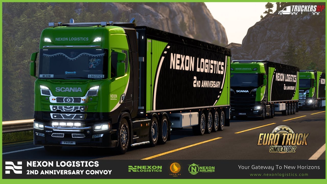 ETS 2 | TruckersMP | NEXON LOGISTICS 2ND ANNIVERSARY | Live Stream ...