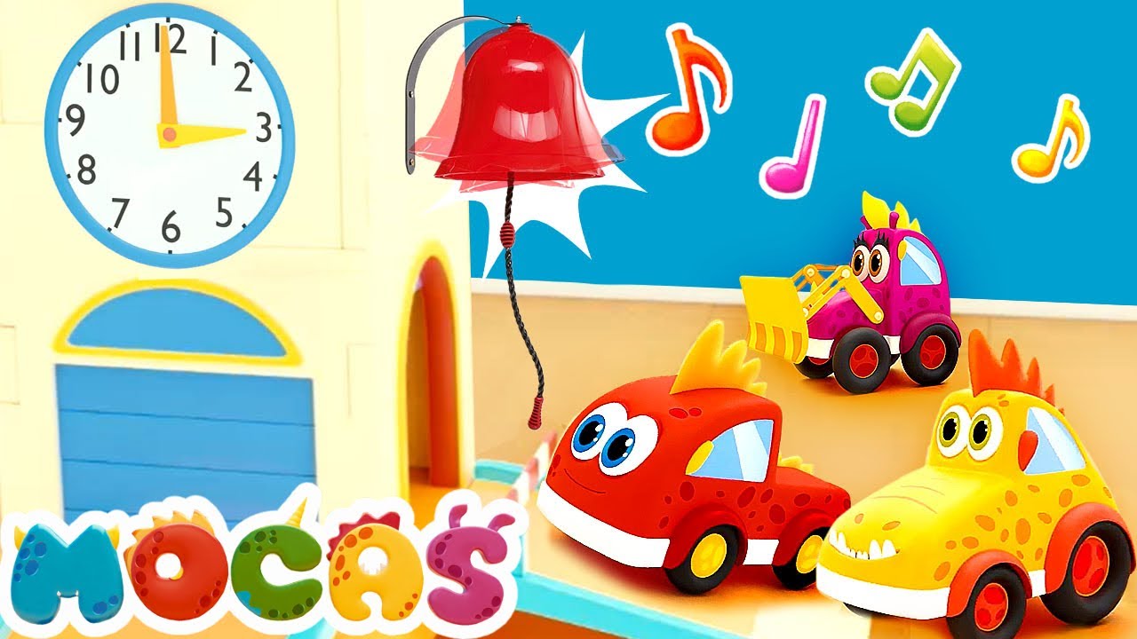 Sing with Mocas! The Clock song for kids. Time songs for kids & nursery ...