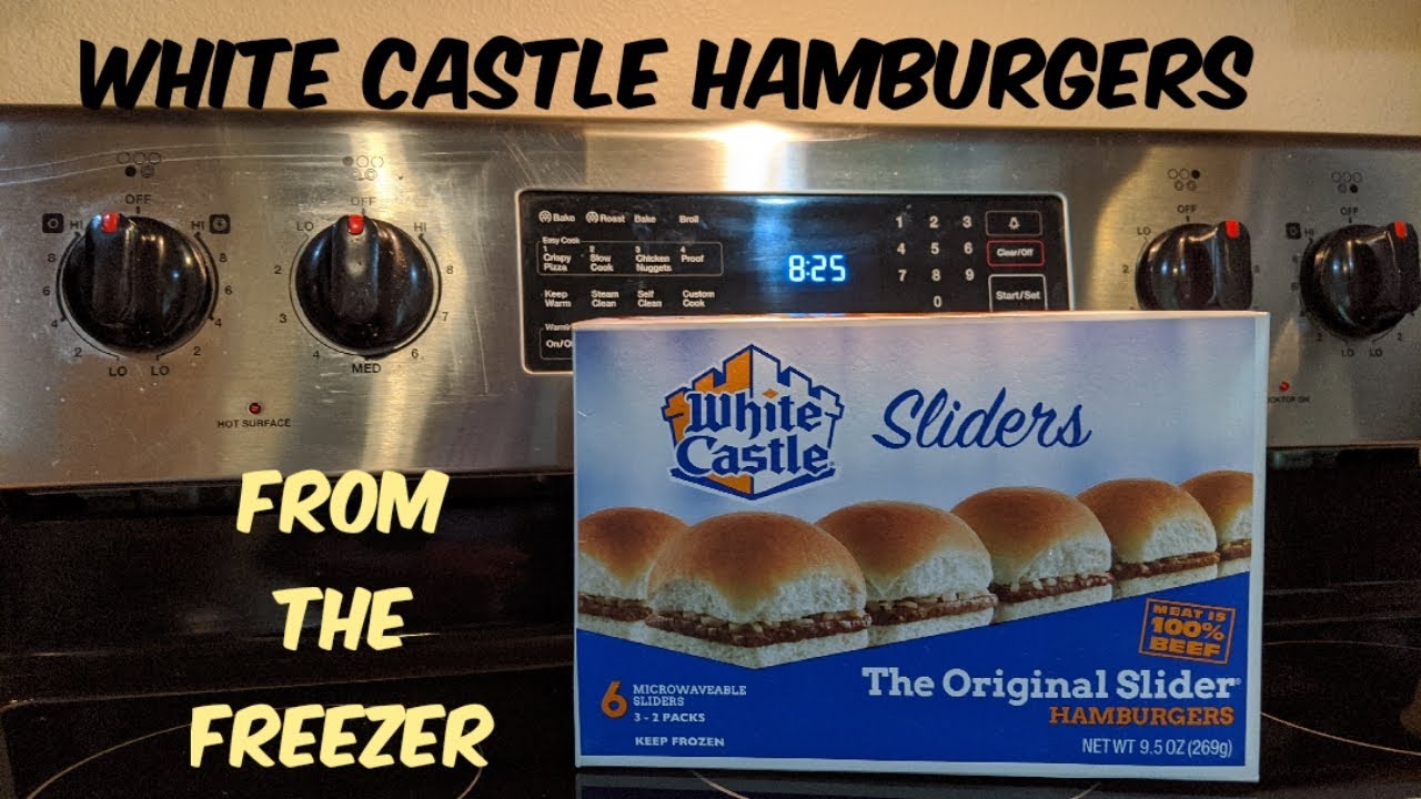 WHITE CASTLE HAMBURGERS from the Freezer! - YouTube