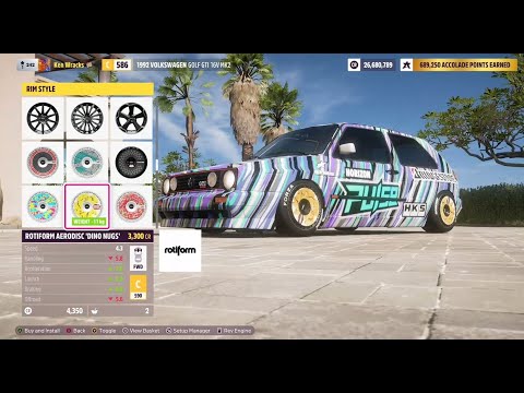 Forza Horizon x Donut Chapter 1 WELCOME TO HILOW Wracks Plays + VW Golf ...