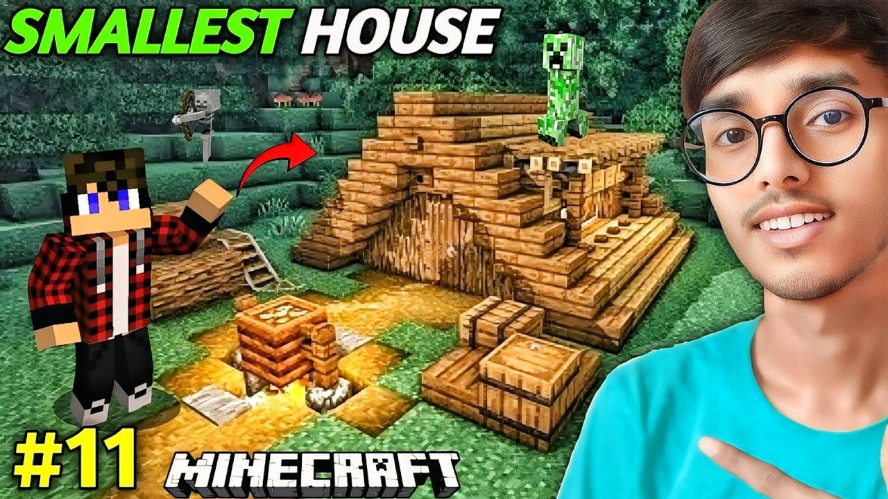 I Made A Smallest Tent House In Minecraft | Sizu Gamerz - YouTube