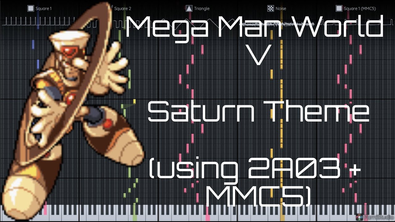 Mega Man World 5 - Saturn Stage (2A03 + MMC5) - YouTube