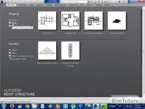 03 Autodesk Revit Str 2014 Tutorials 03 Opening a Project File - YouTube
