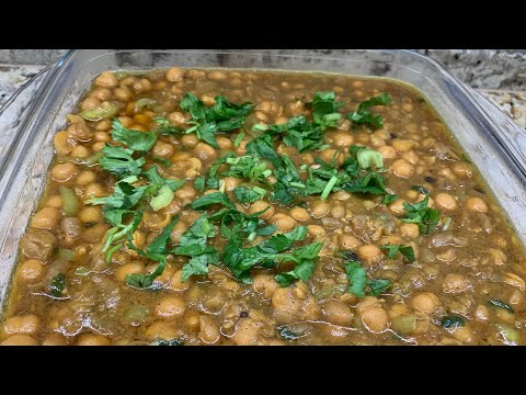 Lahori Chanay/Chikar Cholay/Lahori Chikar Cholay/Halwai Style Chikar Chanay/Halwa Puri Walay Chanay