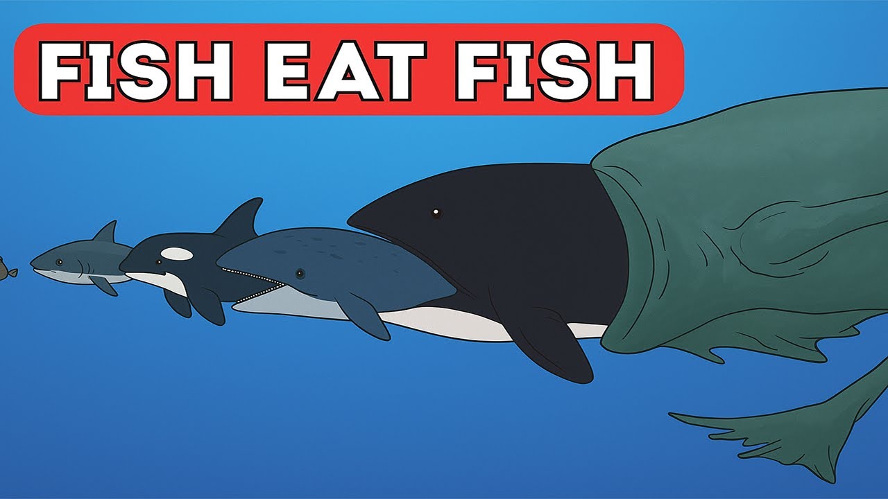 FISH EAT FISH | SEA MONSTERS ANIMATION | Bloop VS Sea Eater - YouTube