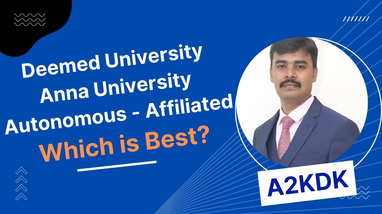 Deemed University -Anna University | - Autonomous / Affiliated colleges ...