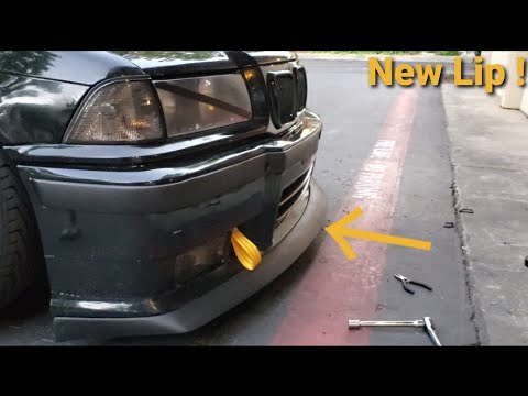 New front Lip for the E36 - MaxVelocity Lip - YouTube