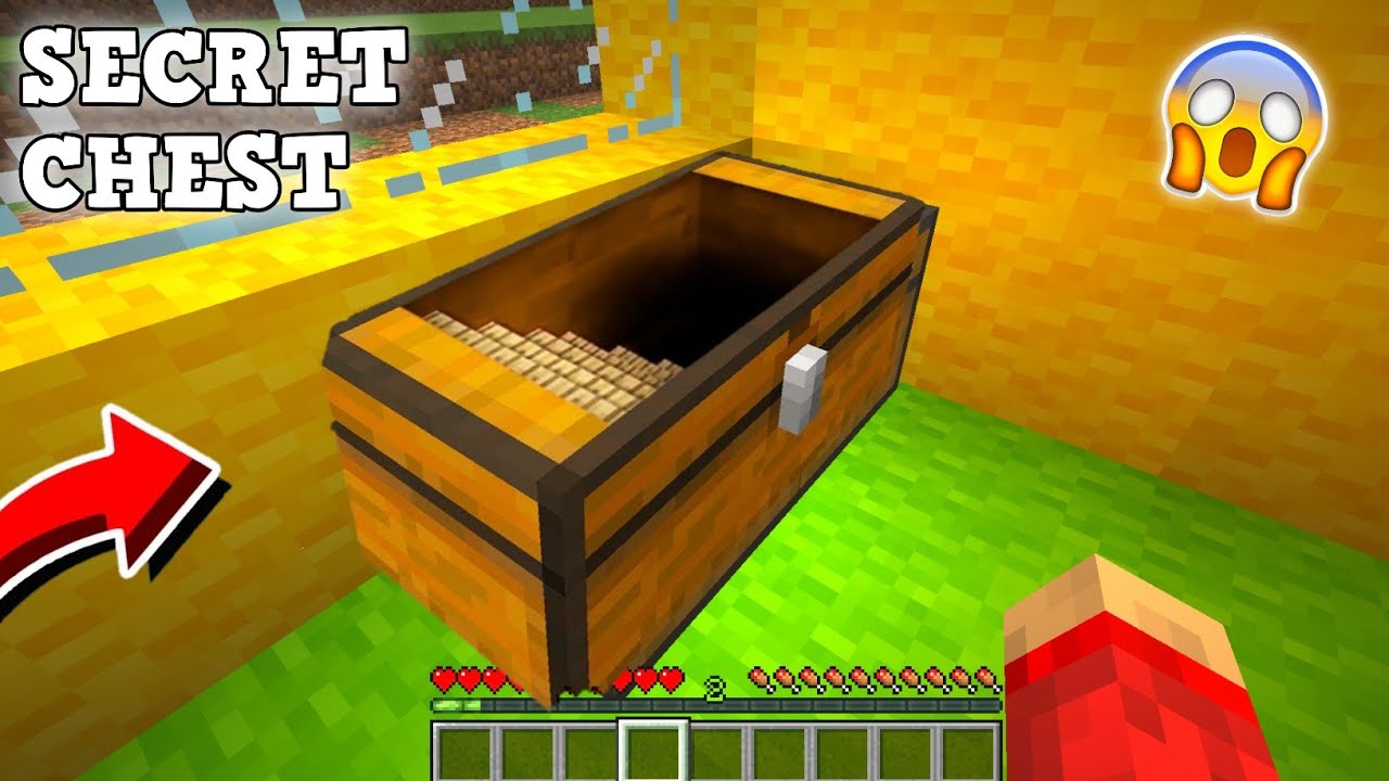 Where does lead SECRET STAIRS PASSAGE inside CHEST in Minecraft ...