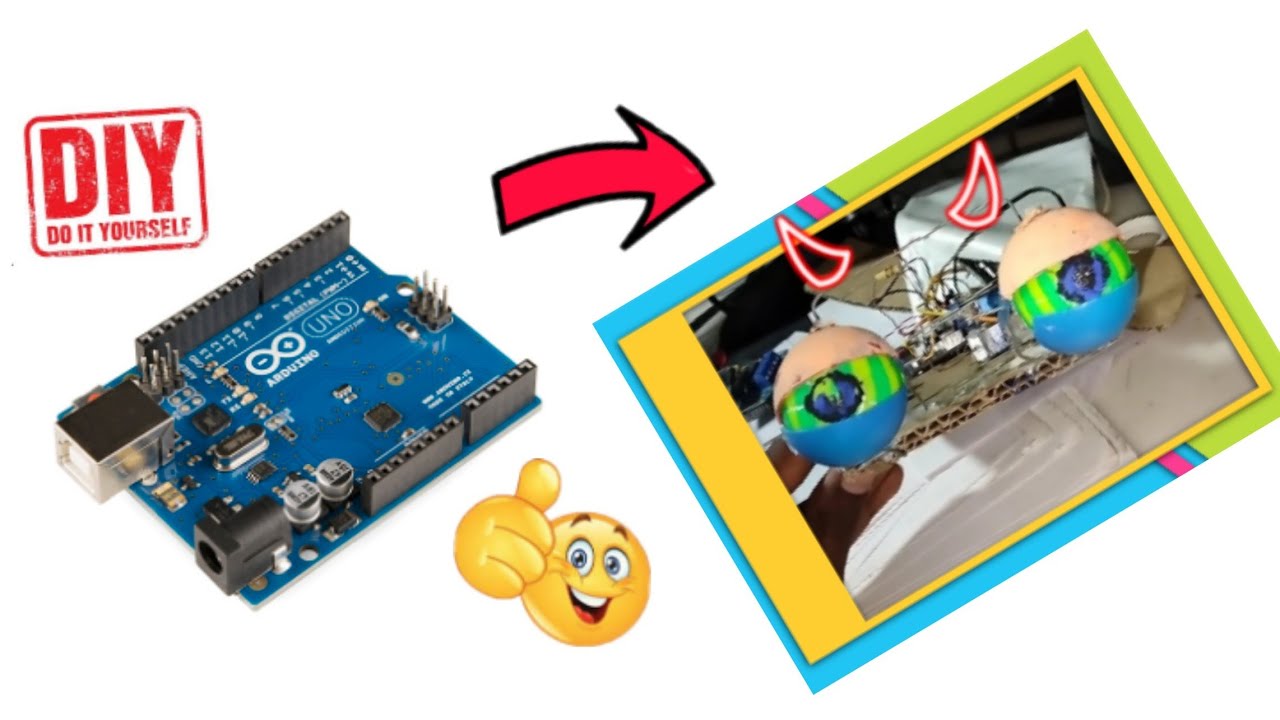 How To Make Animatronic eyes without 3d printer parts - YouTube