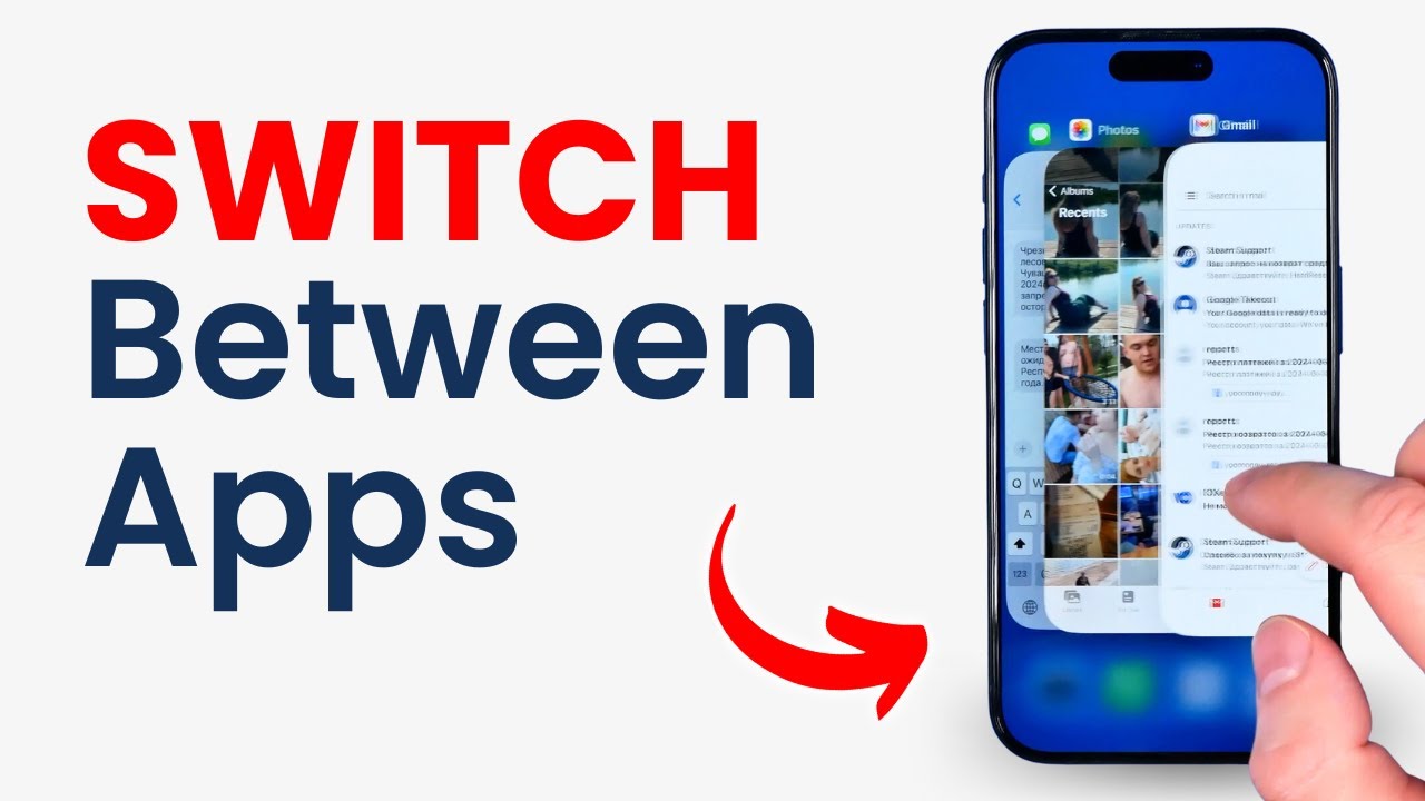 How to Switch Between Open Apps on iPhone - YouTube