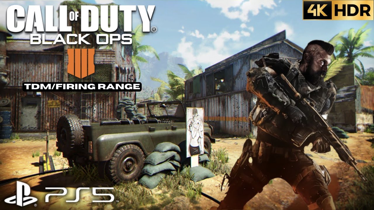 Call of Duty: Black Ops 4 MP | TDM on Firing Range | PS5, PS4 | 4K HDR ...
