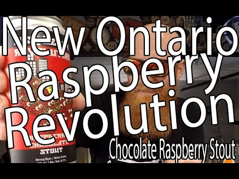 New Ontario Raspberry Revolution Chocolate Raspberry Stout 6.7% | #1229 ...