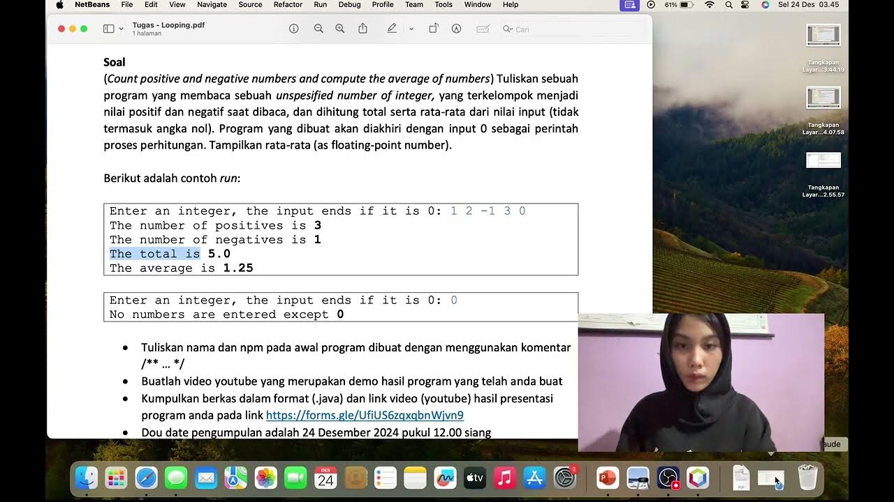 "[Tutorial Java] Membuat Program Analisis Bilangan dengan Loop ...