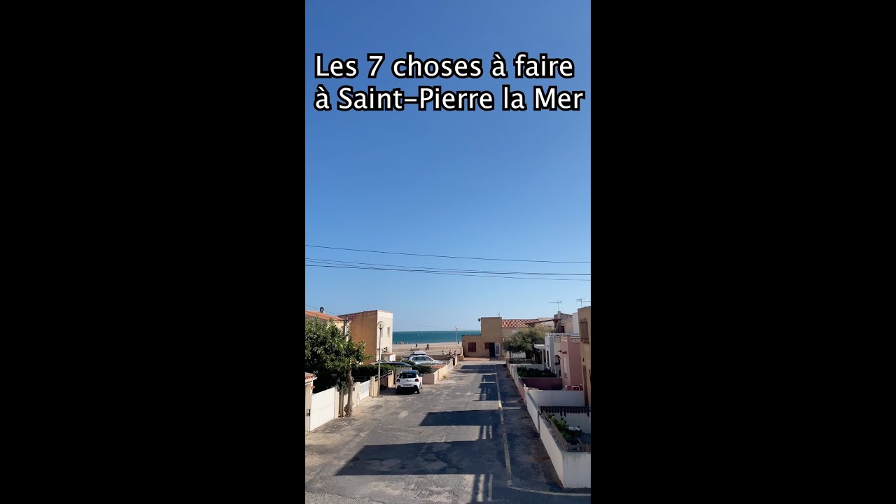 7 choses à faire à SAINT PIERRE LA MER - YouTube