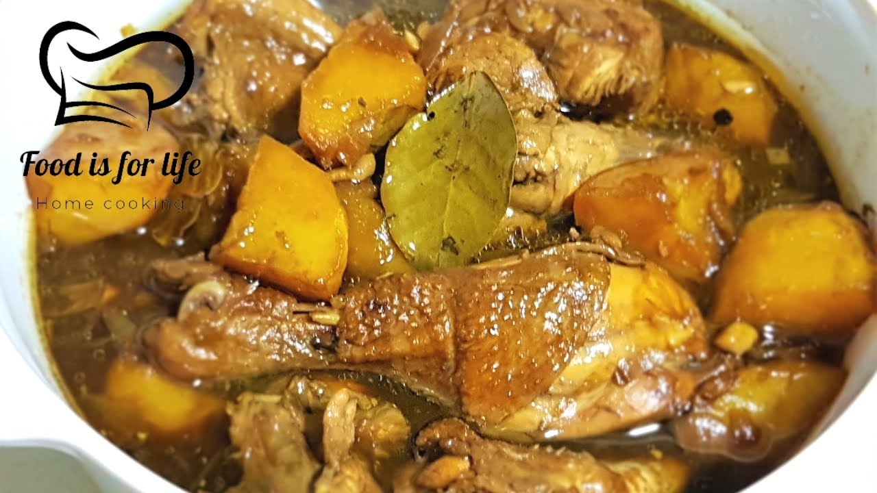 Chicken Adobo With Potatoes