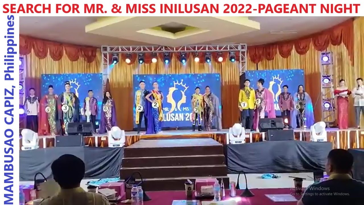 PART 4: PAGEANT NIGHT OF SEARCH FOR MR. & MISS INILUSAN 2022 | MAMBUSAO ...