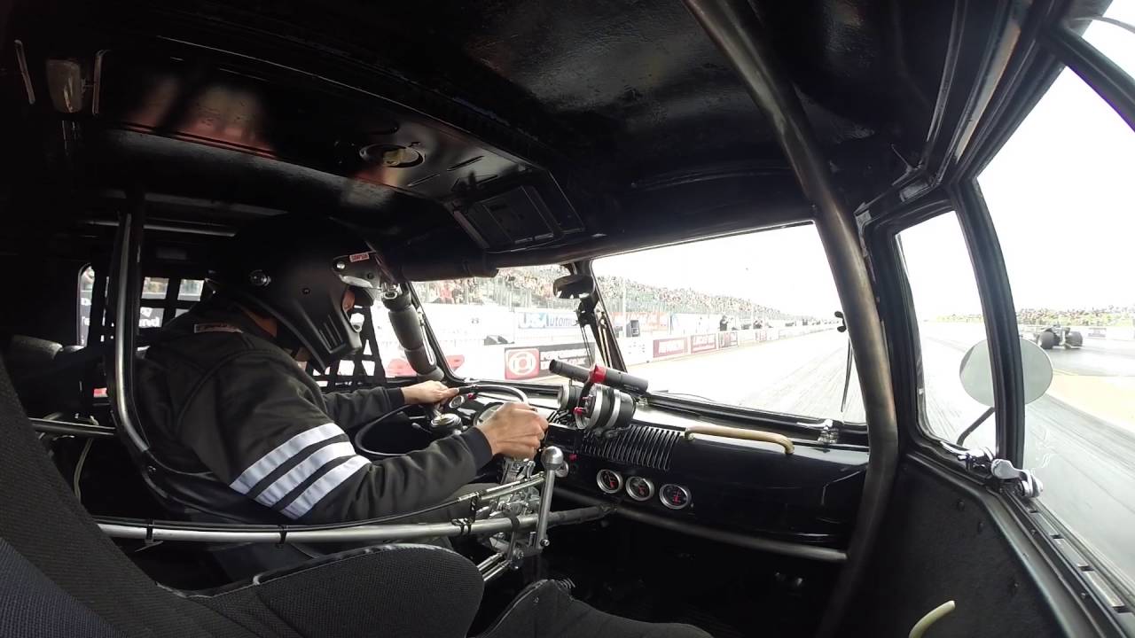 Vw split drag racing on board video. - YouTube