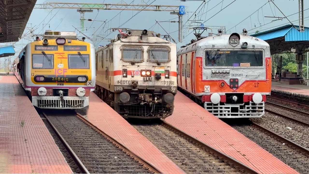 WAP7 POWER! LHB Duronto, Shatabdi, and Jammu Tawi Express High-Speed ...